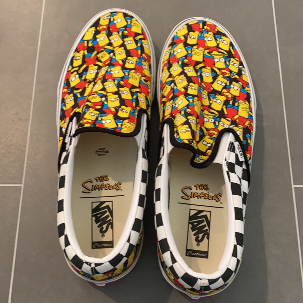 Vans The Simpsons Slip On Featuring Bart Simpson - Gem